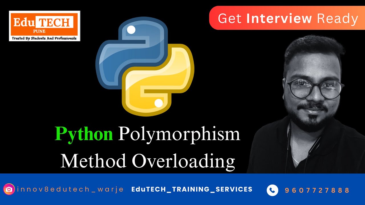 Python Polymorphism Method Overloading Youtube