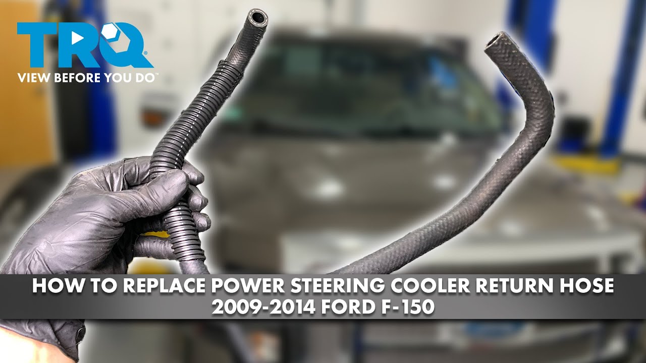 How To Replace Power Steering Cooler Return Hose 2009 2014 Ford F 150