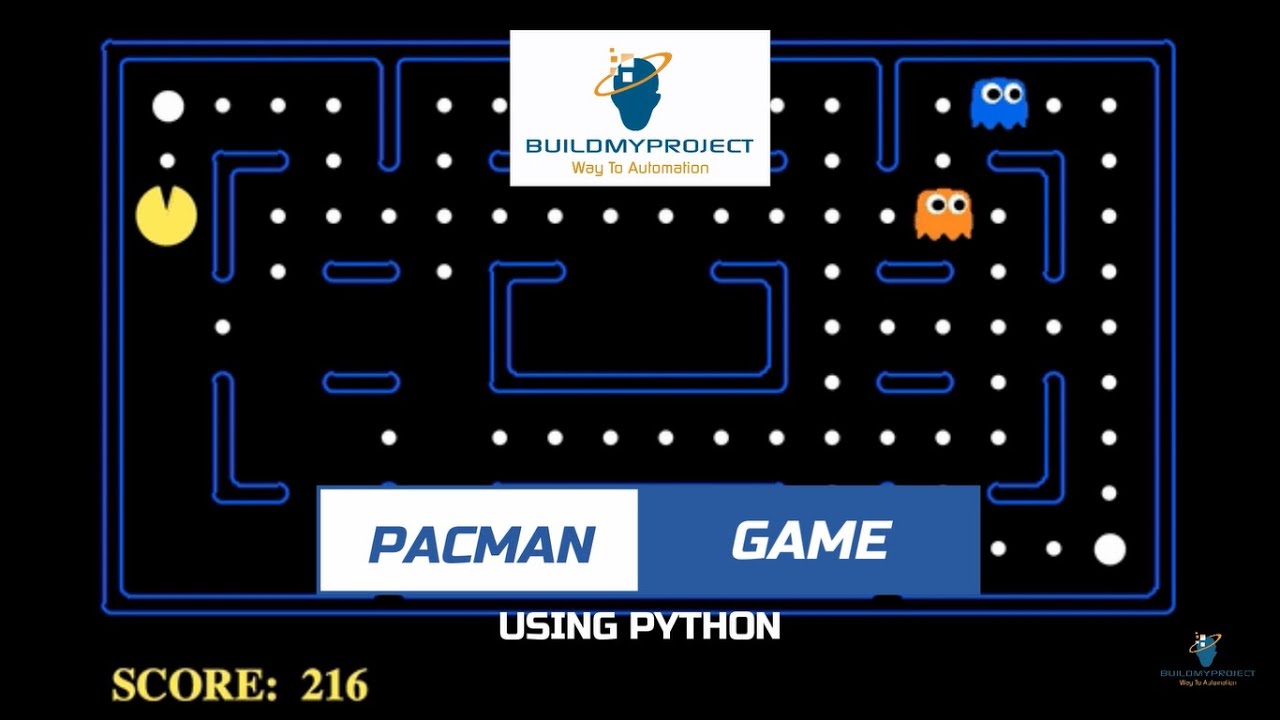 Pac Man Game Using Python Youtube