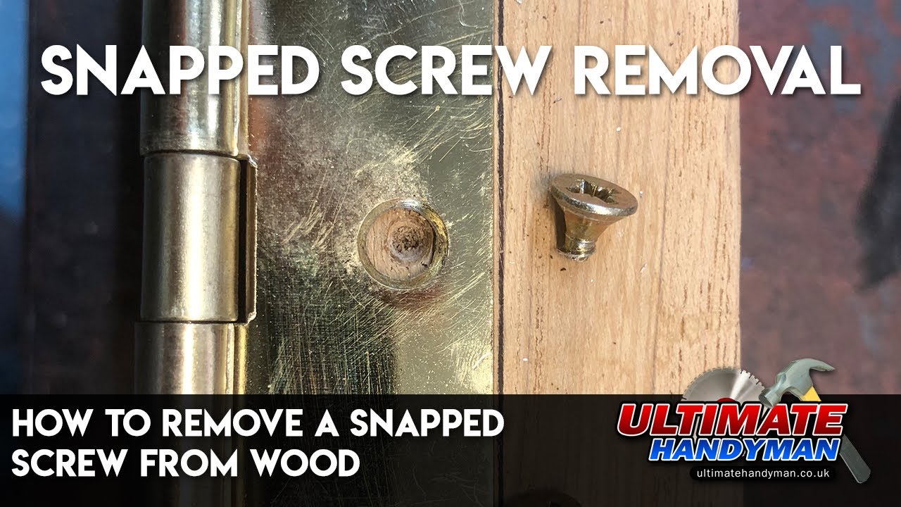 How To Unscrew A Stuck Screw