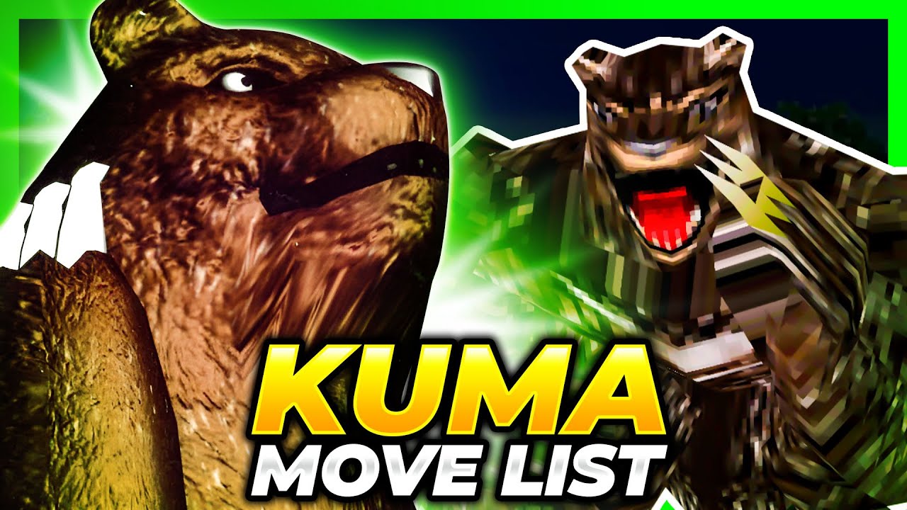 Kuma Move List Tekken 1 Youtube