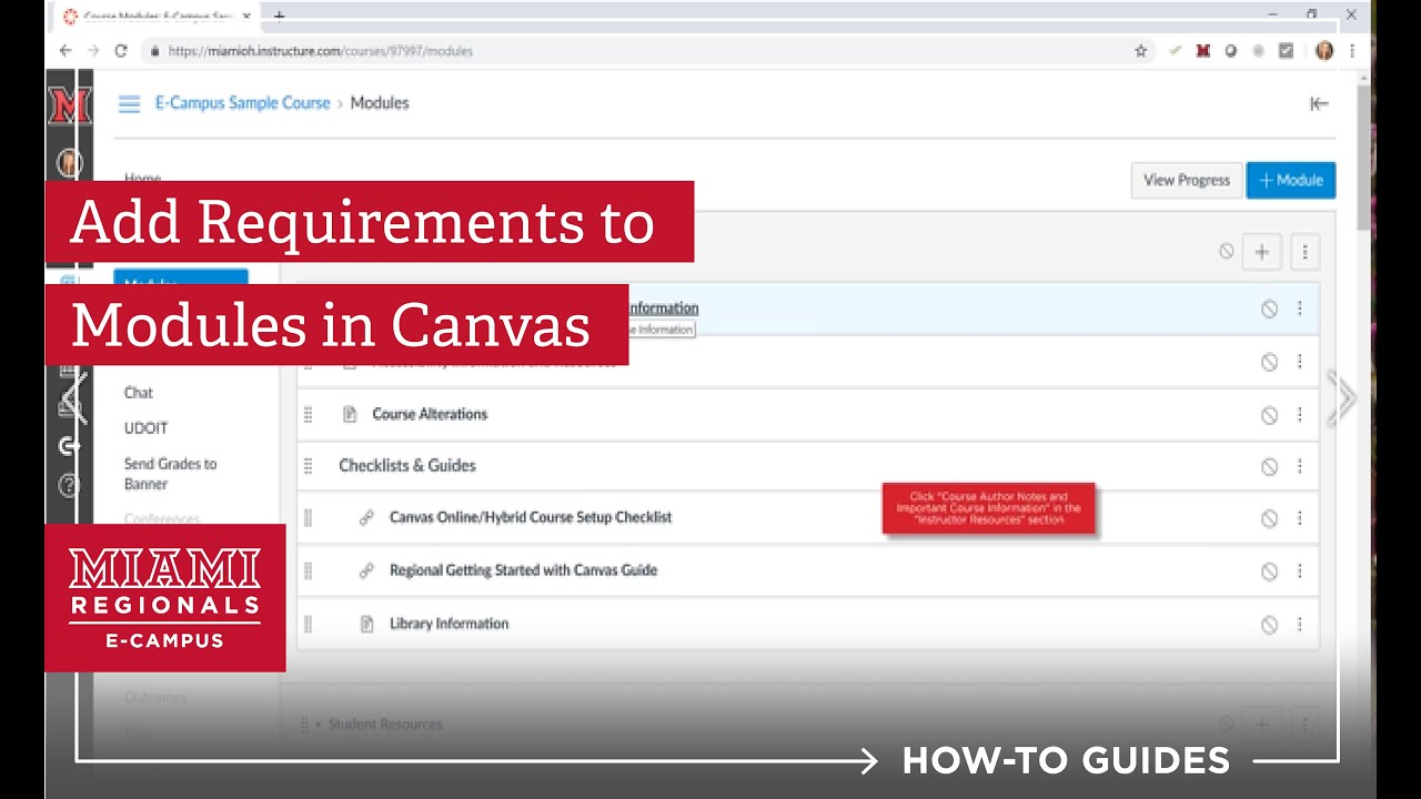 Adding Requirements And Restrictions To Modules In Canvas Youtube