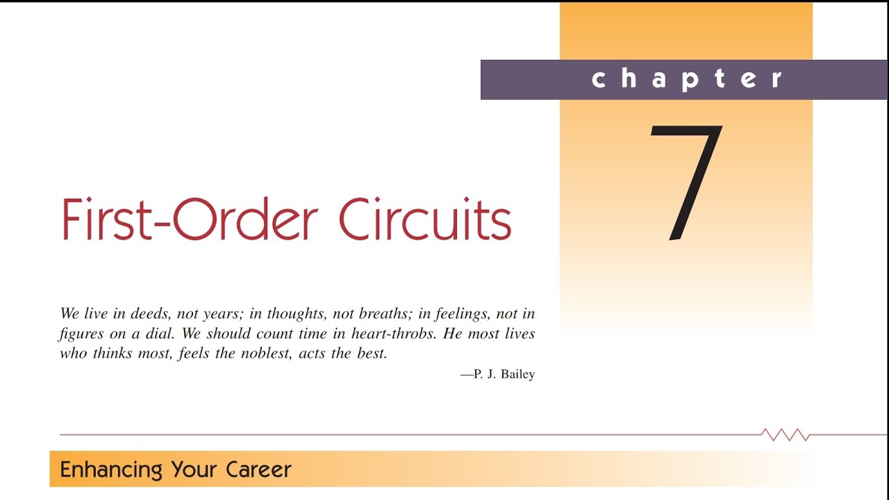 Circuit Analysis Chapter 7 Part 2 Youtube