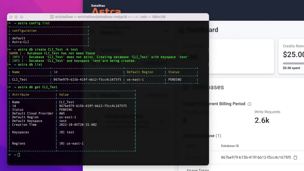 Introducing The Astra Cli Command Line Interface Youtube