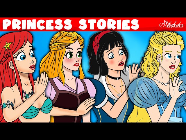 Princess Stories Mermaid 12 Cartoon Snow White Bedtime Stories