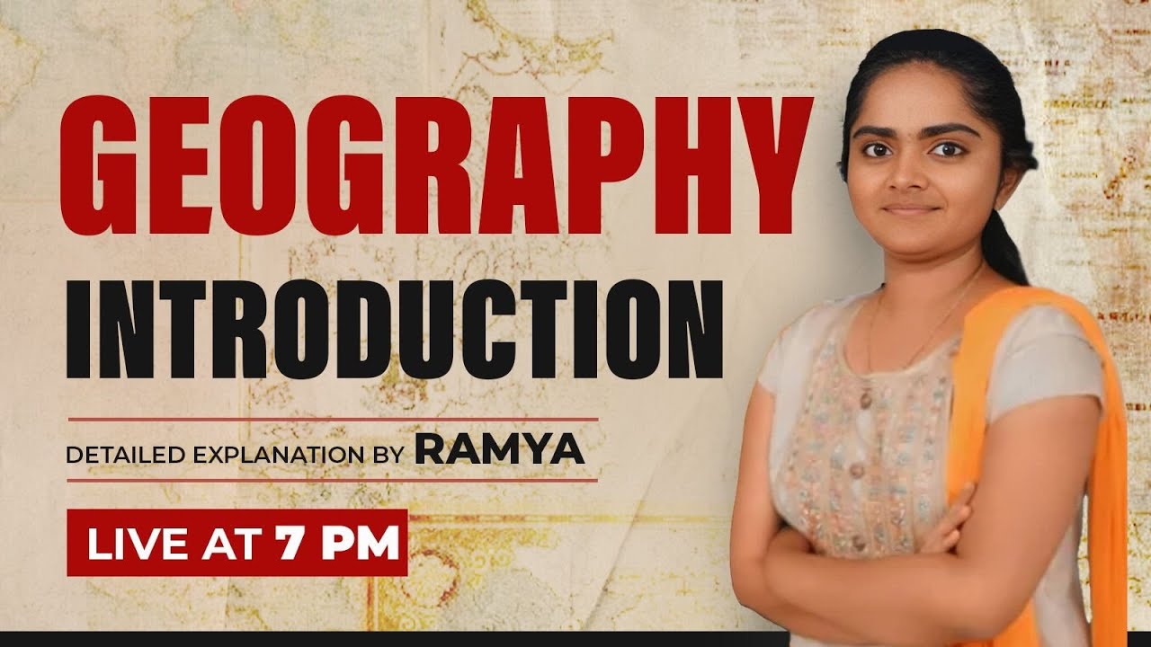 Geography Introduction Class Ramya Youtube