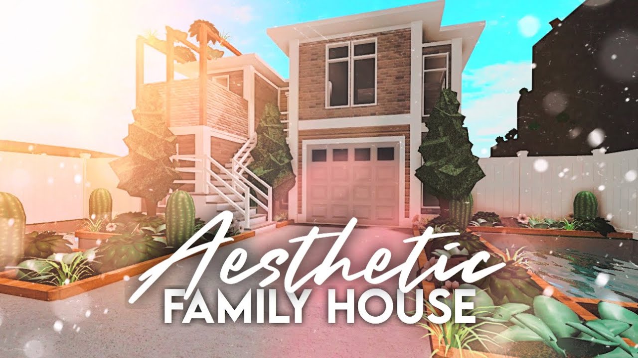 Bloxburg Aesthetic Family Home House Build