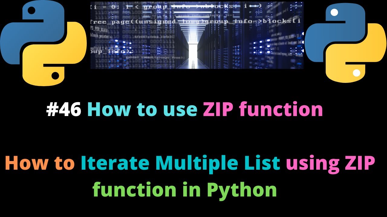 46 How To Use Zip Function In Python How To Iterate Multiple List