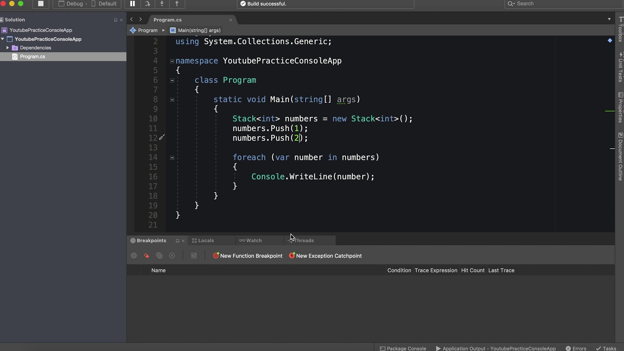 C Tutorial Stacks Youtube