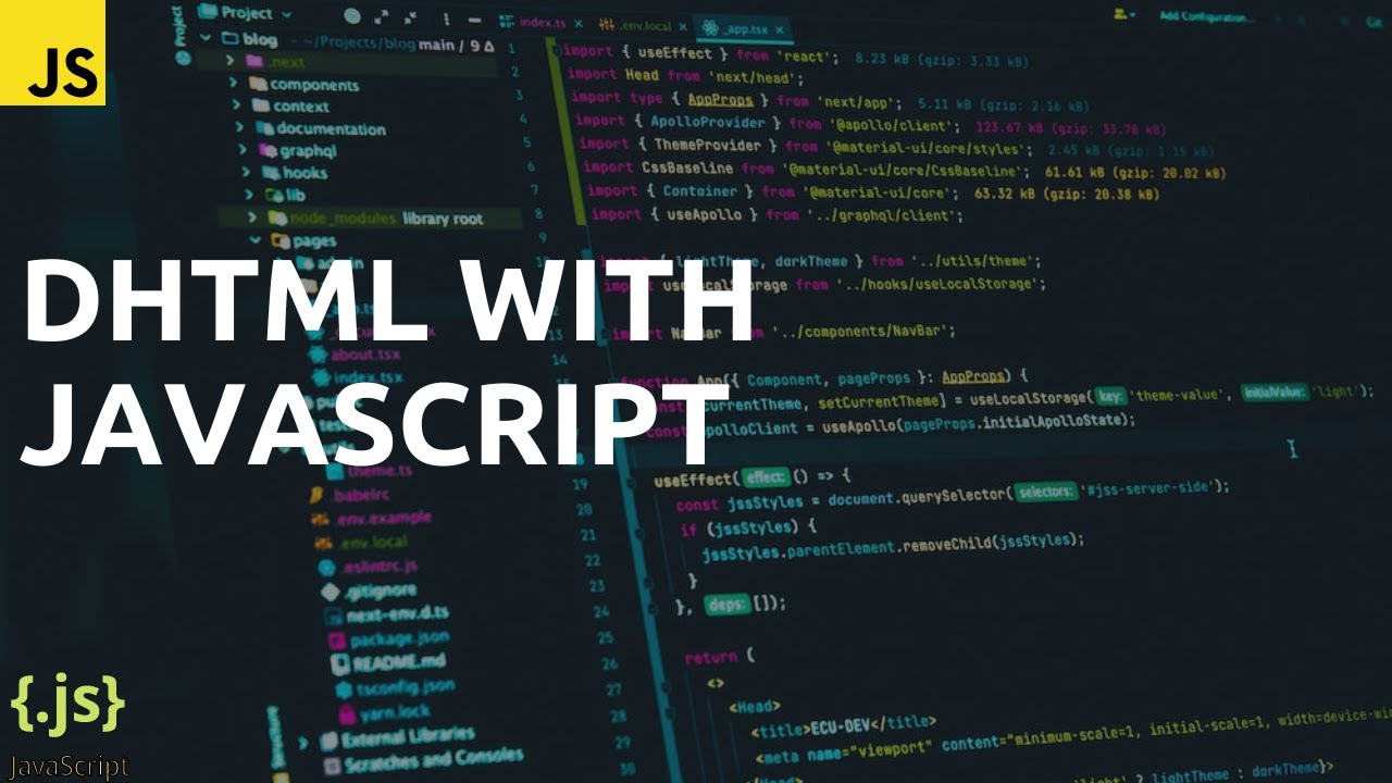 Dhtml With Javascript Javascript Complete Course Youtube