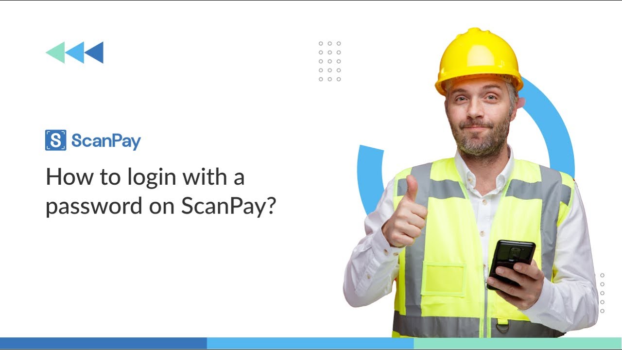 How To Login With A Password On Scanpay Youtube