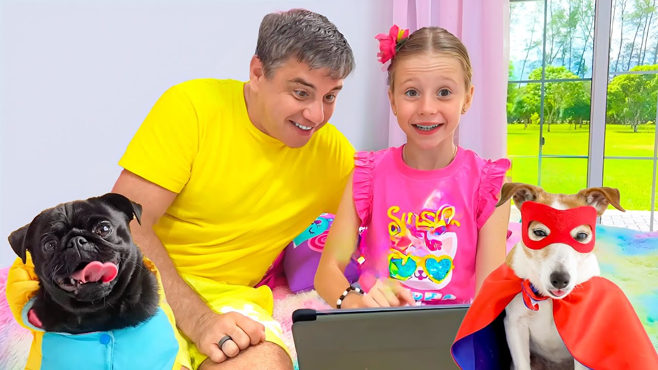 Nastya And Dad Study Animals At The Zoo Youtube