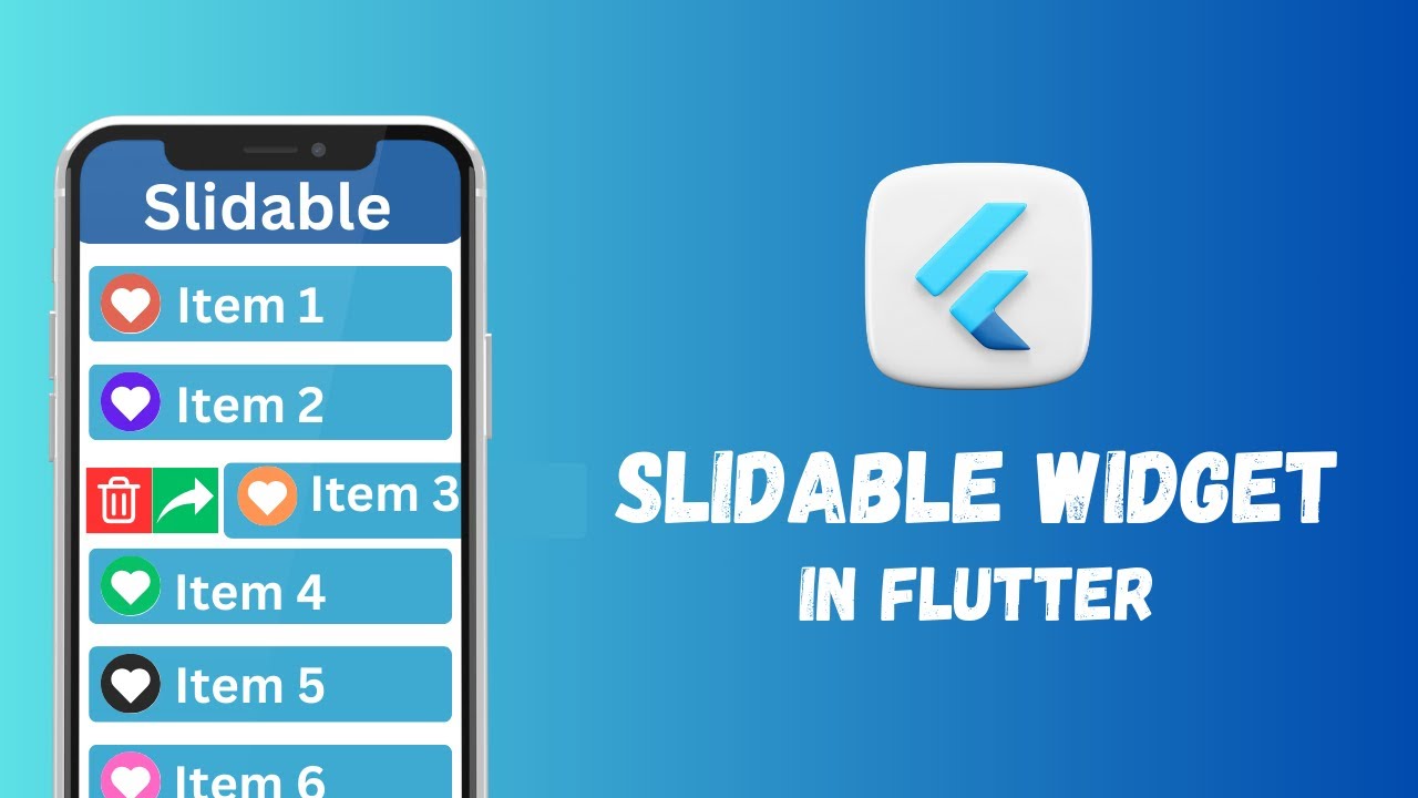 Slidable Widget Flutter Tutorial Youtube