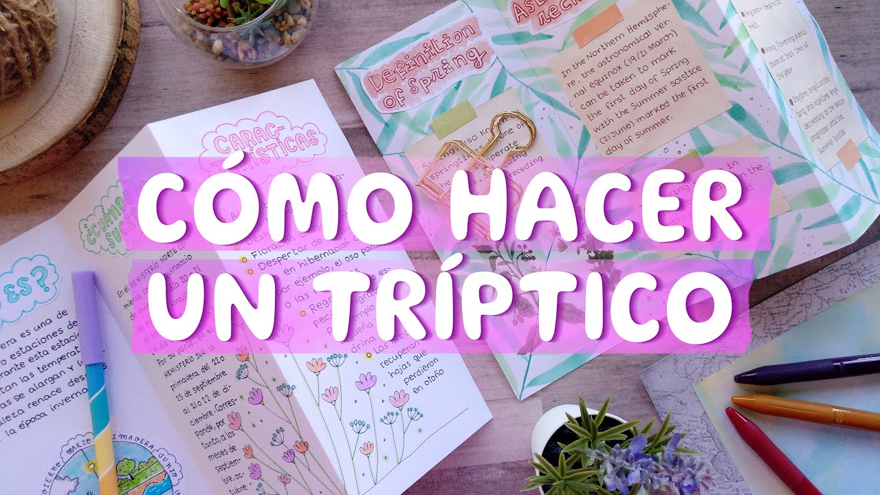 Cг Mo Hacer Un Trгќptico A Mano рџ ўconsejos Y Decoraciг N Para Diseг Ar