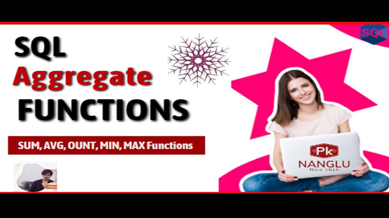 Sql Aggregate Functionscountsumavgmaxmin Nanglupk1459 Youtube