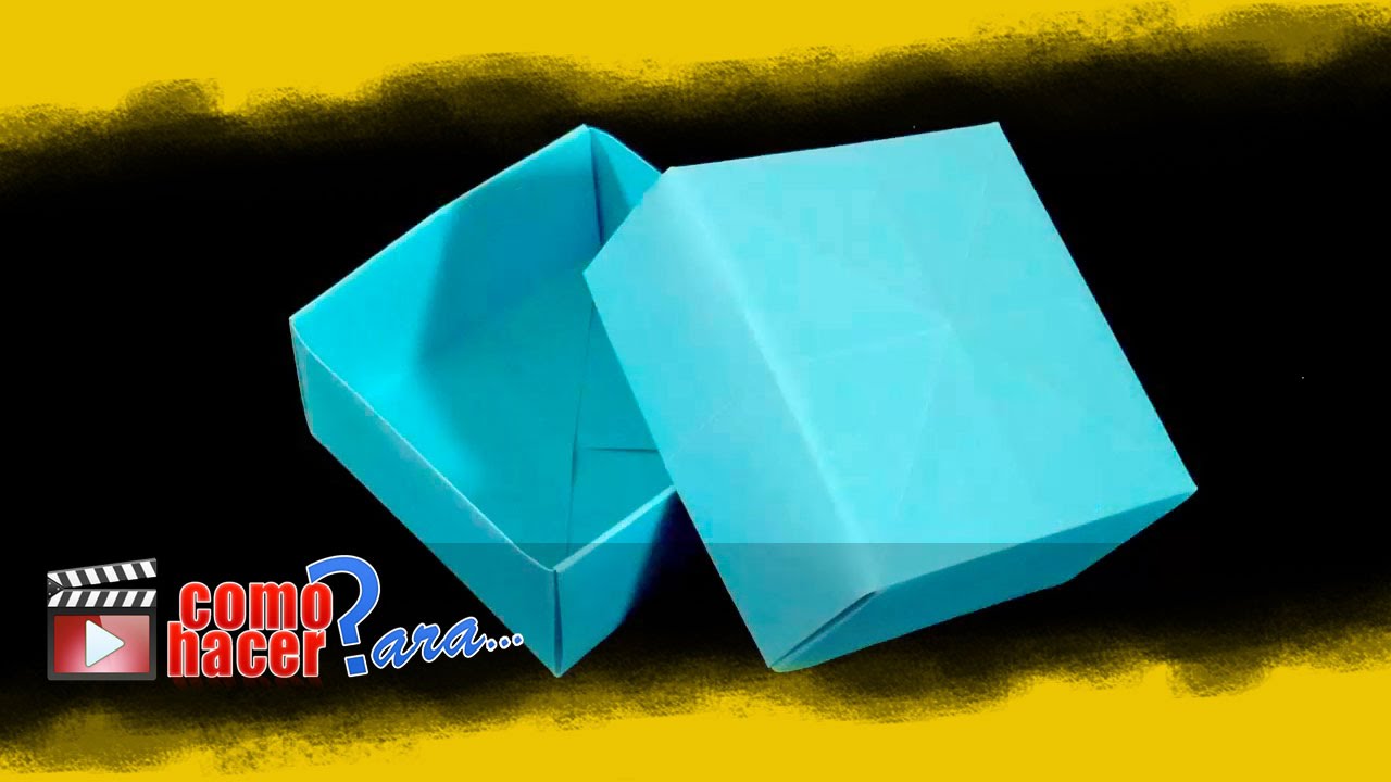 Origami Cmo Hacer Una Caja De Papel Como Hacer Cajas De