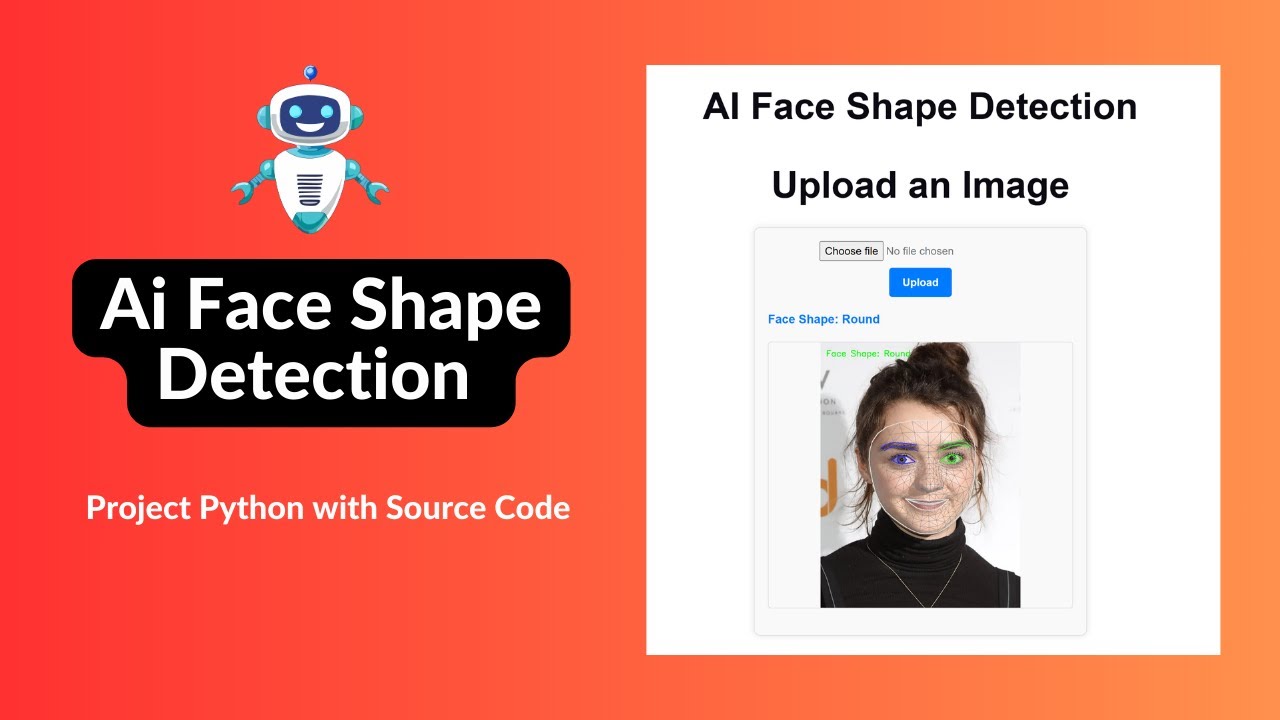 Ai Face Shape Detection Project Python With Source Code Youtube