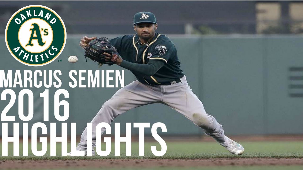 Marcus Semien 2016 Athletics Highlights Hd Youtube