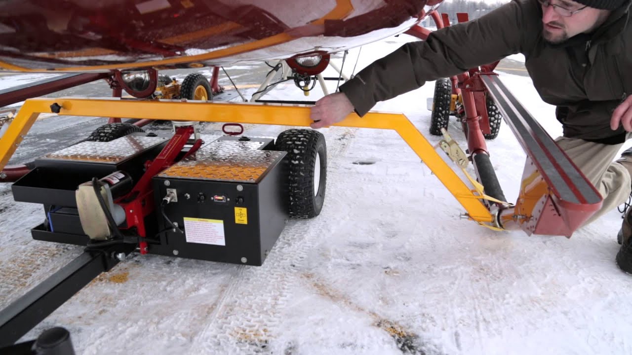 V301 With As350 Helicopter Dolly By Helitowcart Youtube