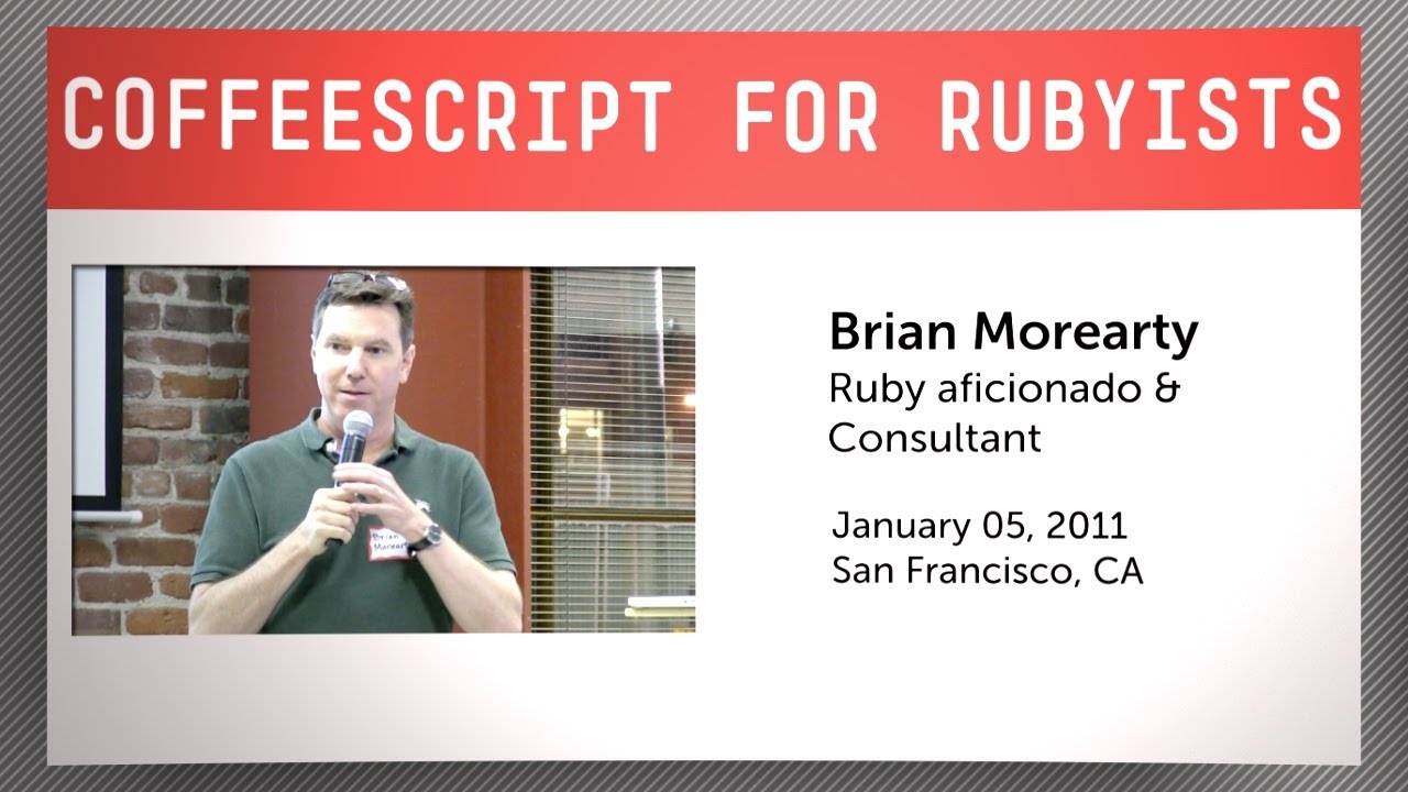 Coffeescript For Rubyists Youtube