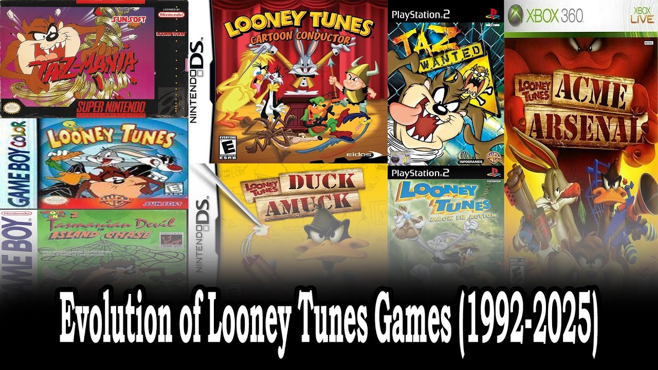Evolution Of Looney Tunes Games 1992 2025 Youtube