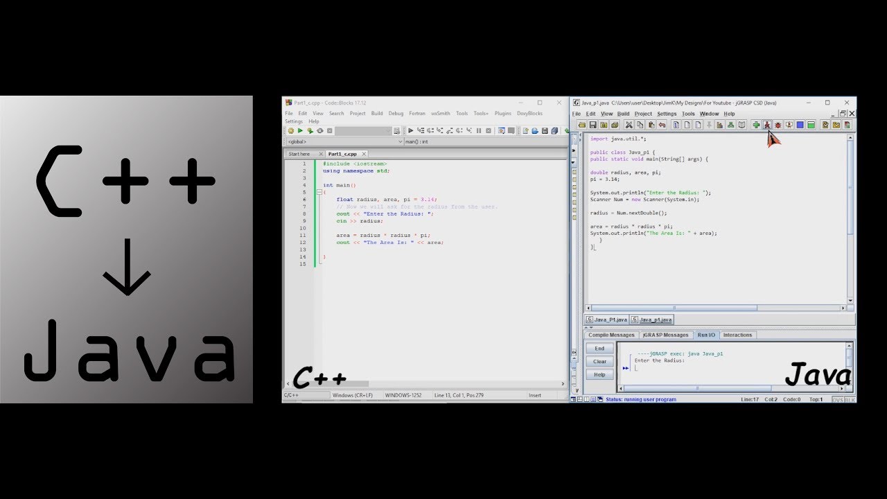 Conversion Of C Program To Java Youtube
