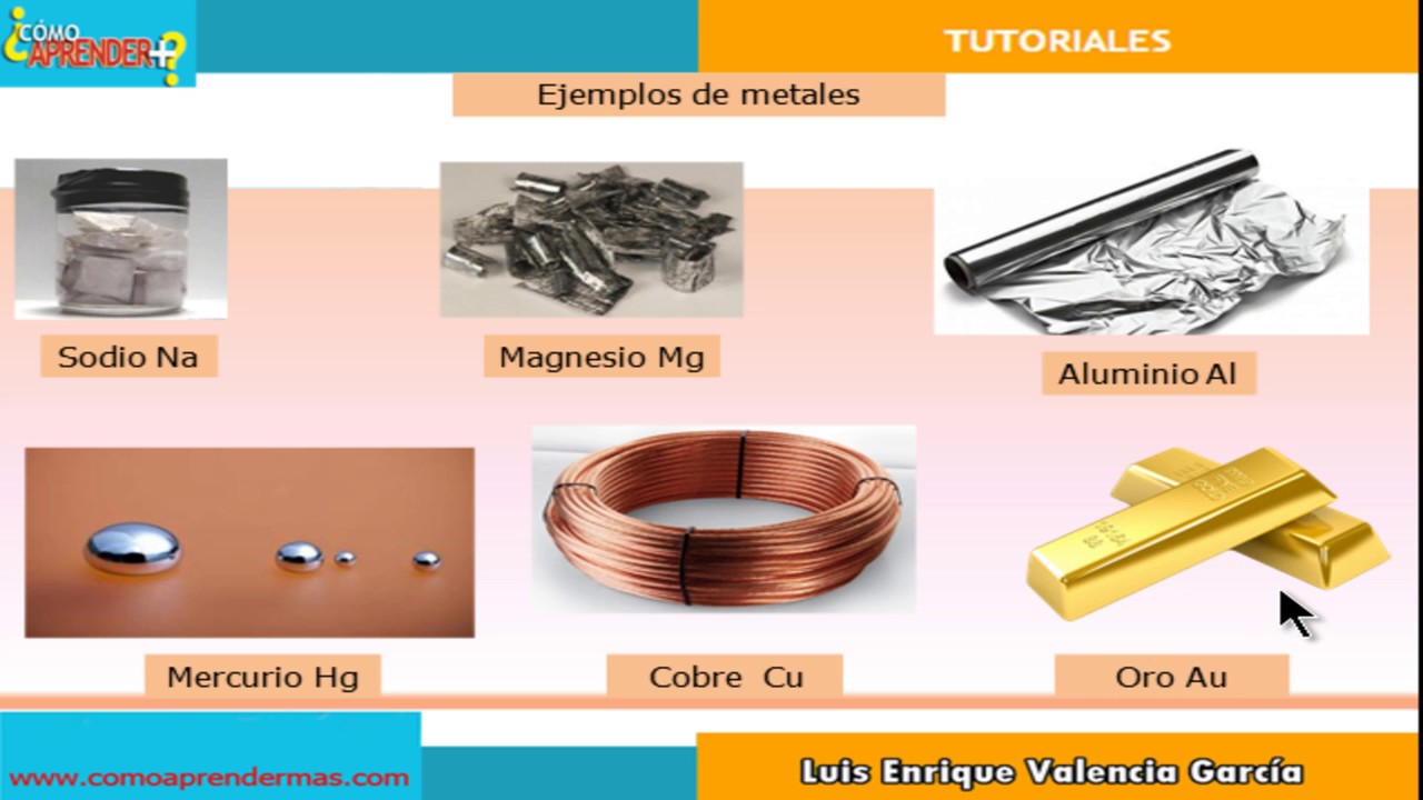 Ejemplos De Metales En La Tabla Periódica Características Y Usos
