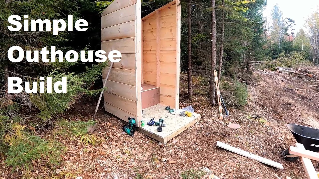 Building An Off Grid Outhouse In The Adirondacks Youtube