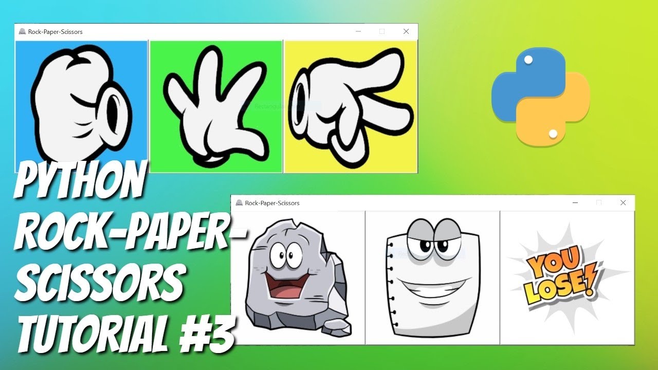 Python Tkinter Rock Paper Scissors Game Tutorial For Beginners