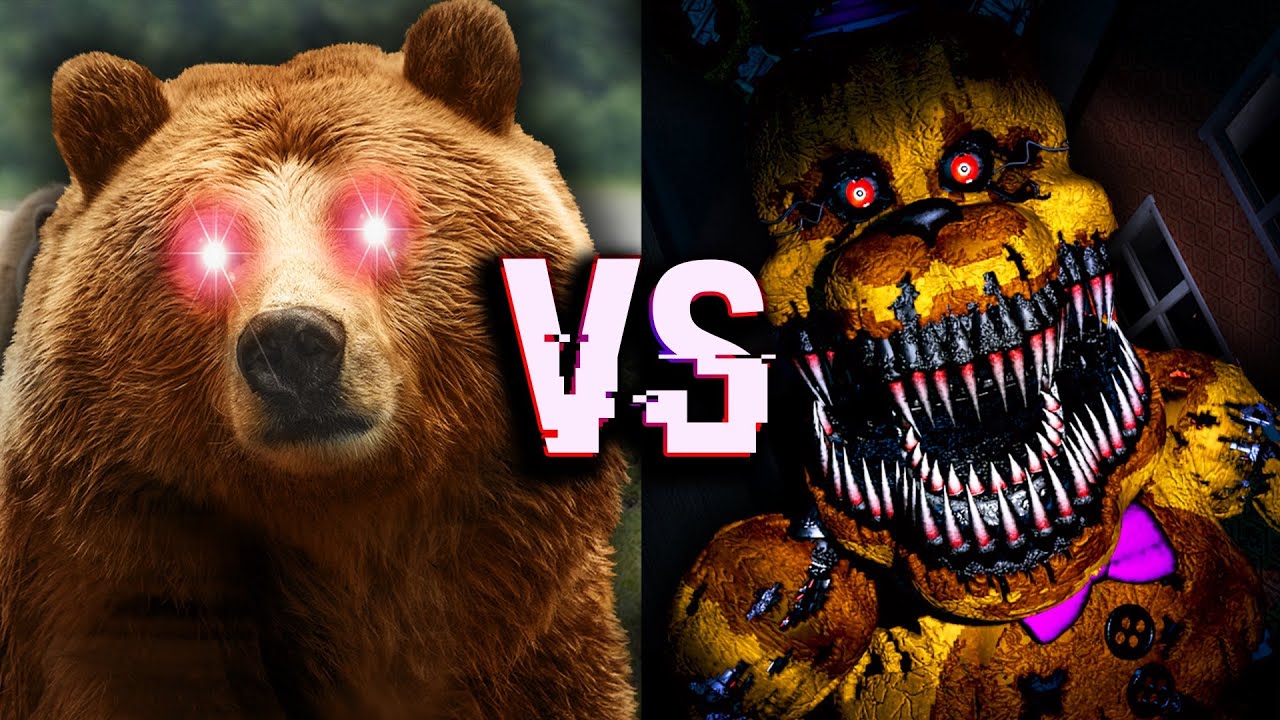1 Billion Bears Vs Every Fnaf Animatronic Youtube