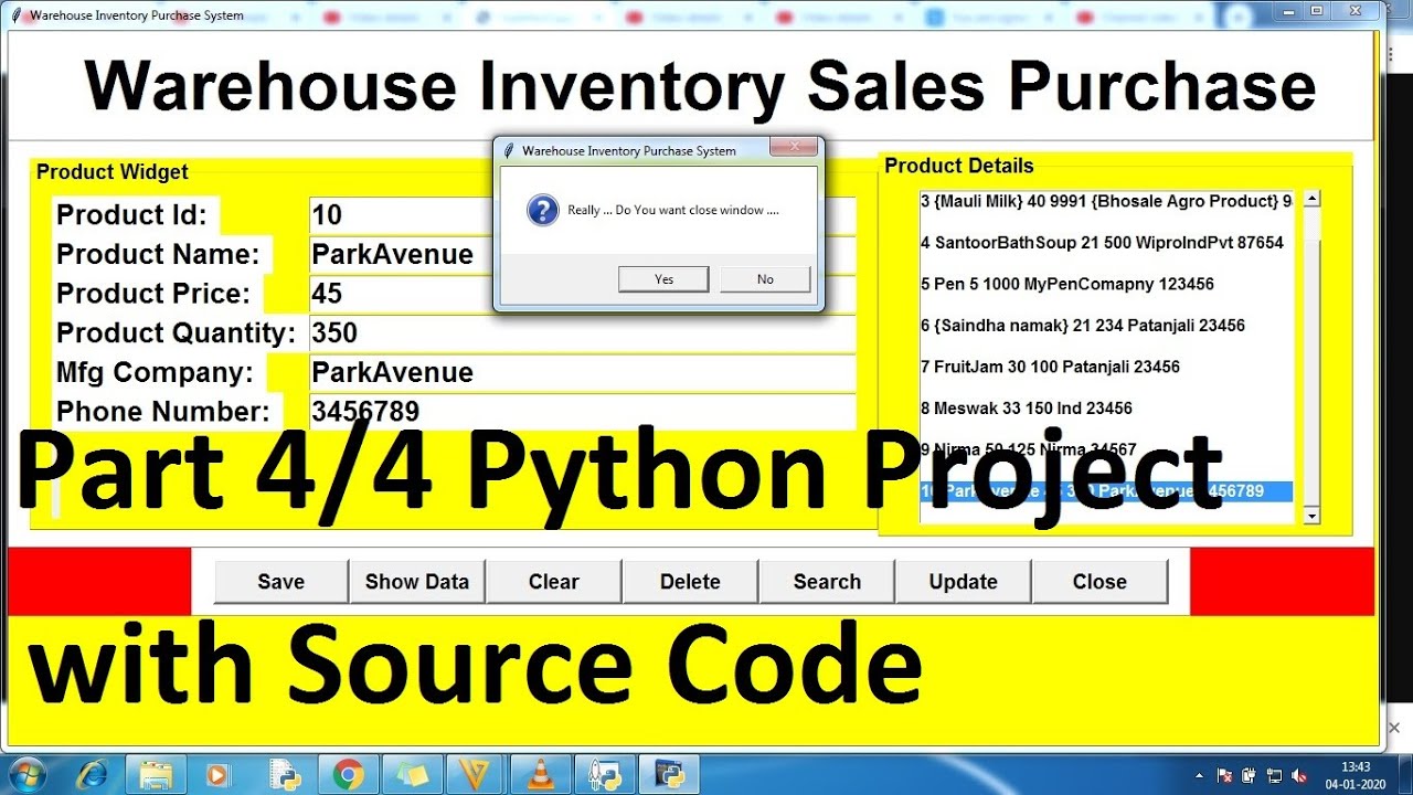Python Projects For Beginners With Source Code Using Database Python