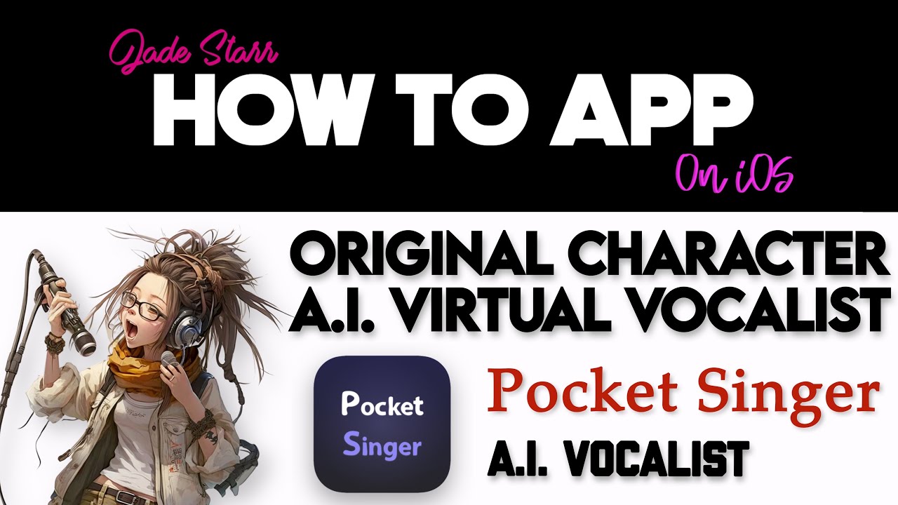 Original Character A I Virtual Vocalist With Pocket Singer On Ios
