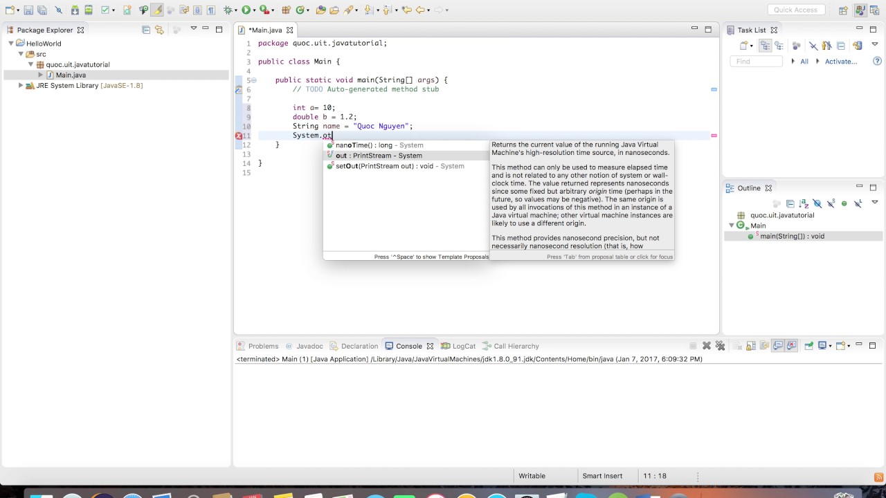 Video 1 Print And Println In Main Function Java Youtube