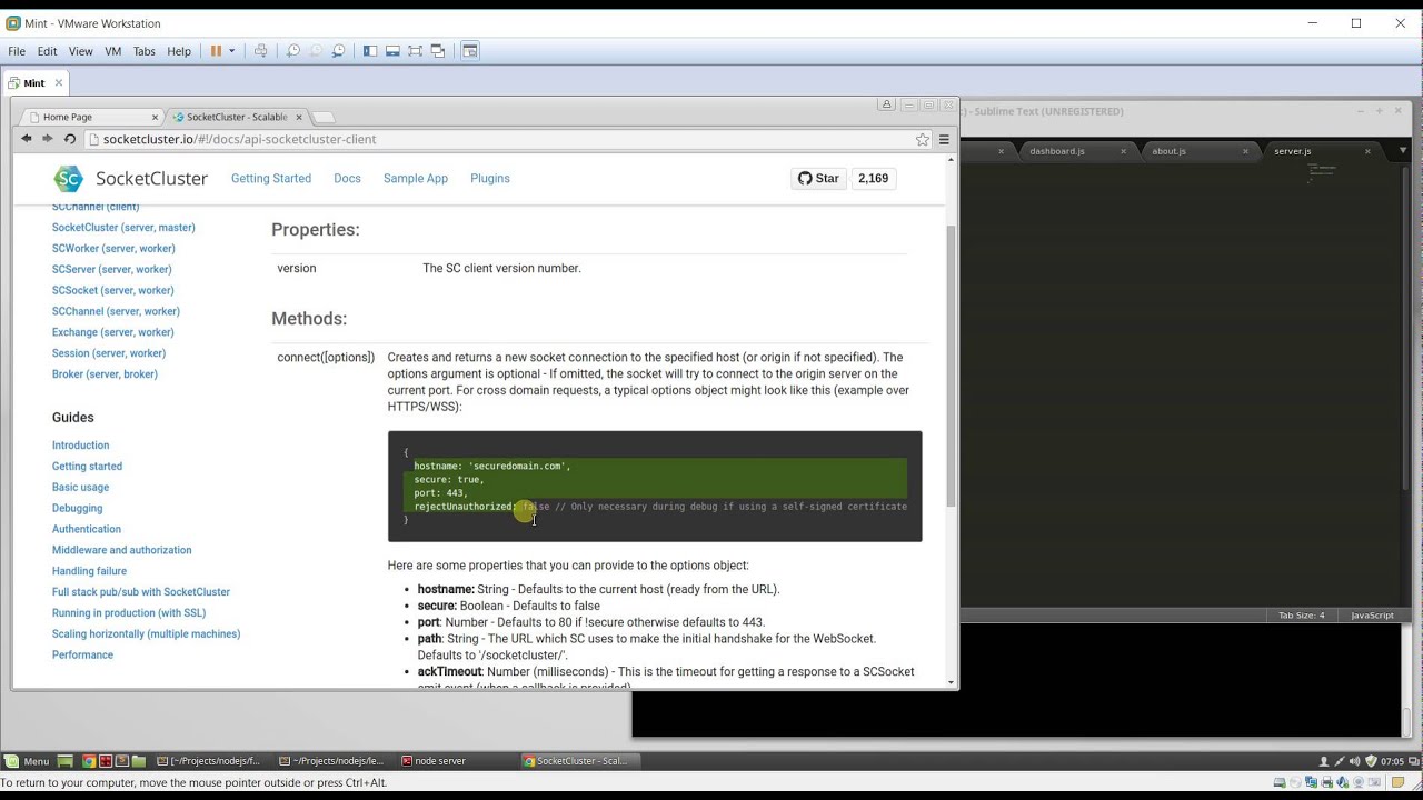 007 Socketcluster Server Client Communication Basic Youtube