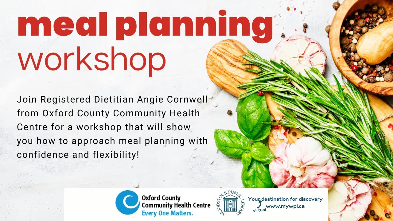 Meal Planning Workshop Part 1 Youtube