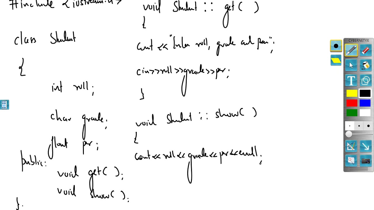 Cpp Part 1 Classes Object Youtube