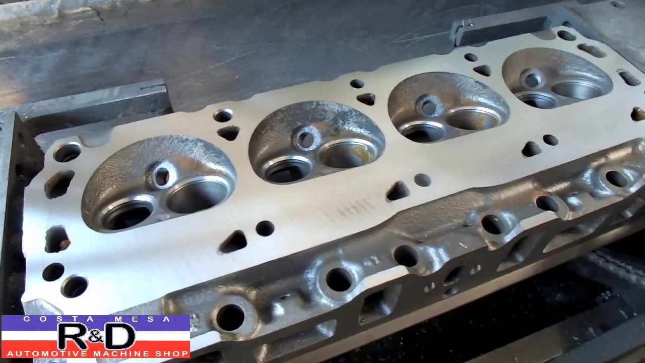 Sbf Cylinder Head Resurface Youtube