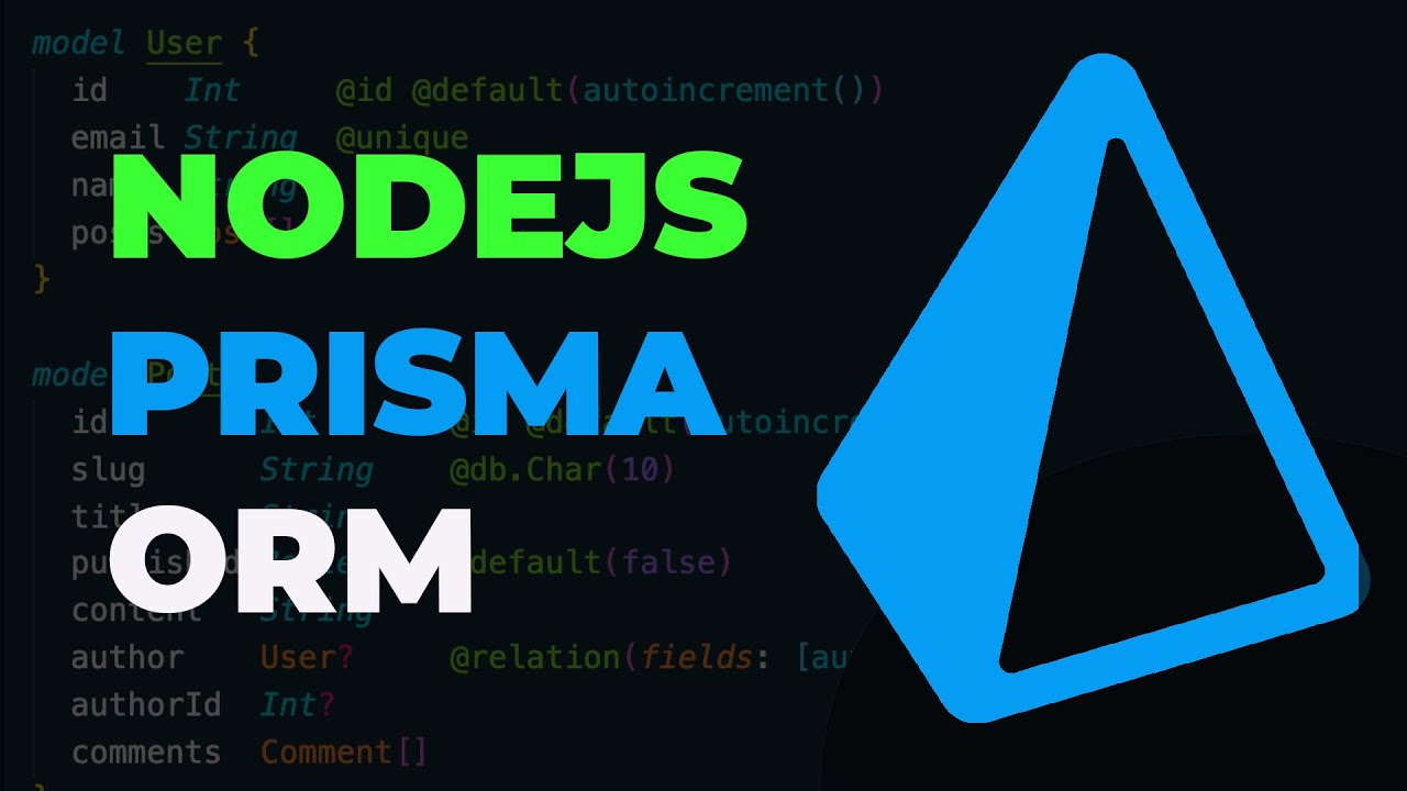 Nodejs Y Prisma Orm Rest Api Youtube