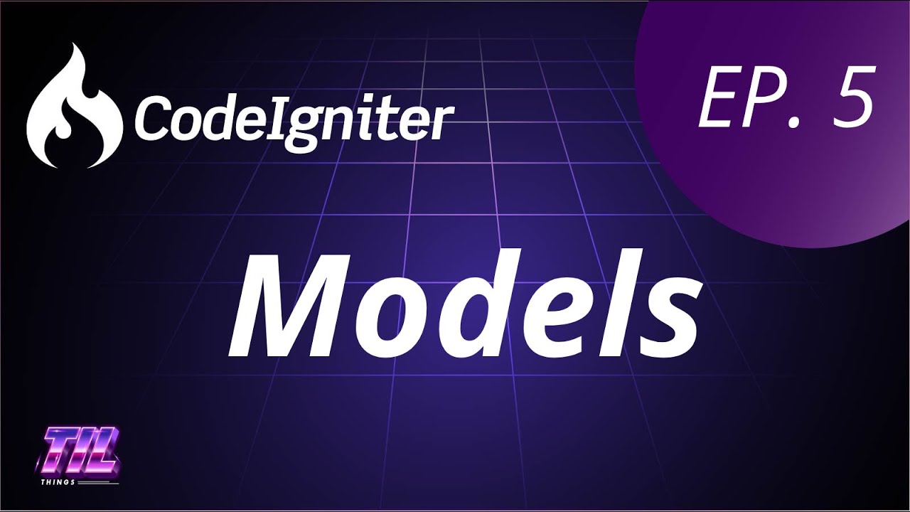 Learning Codeigniter Models Youtube