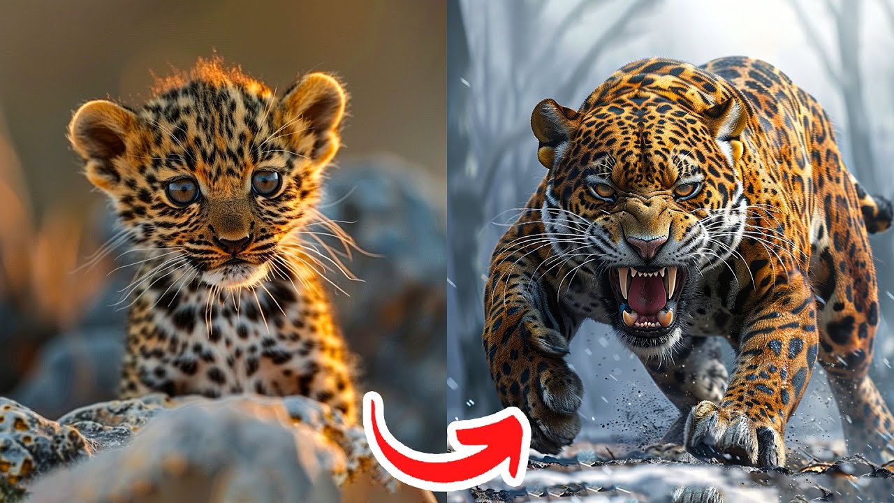 Before After Animals Growing Up Amazing Animal Transformation