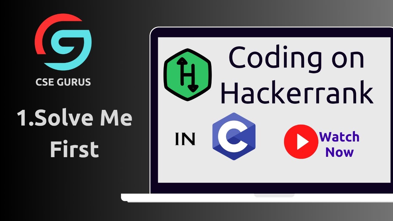 1 Solve Me First Hackerrank C Youtube