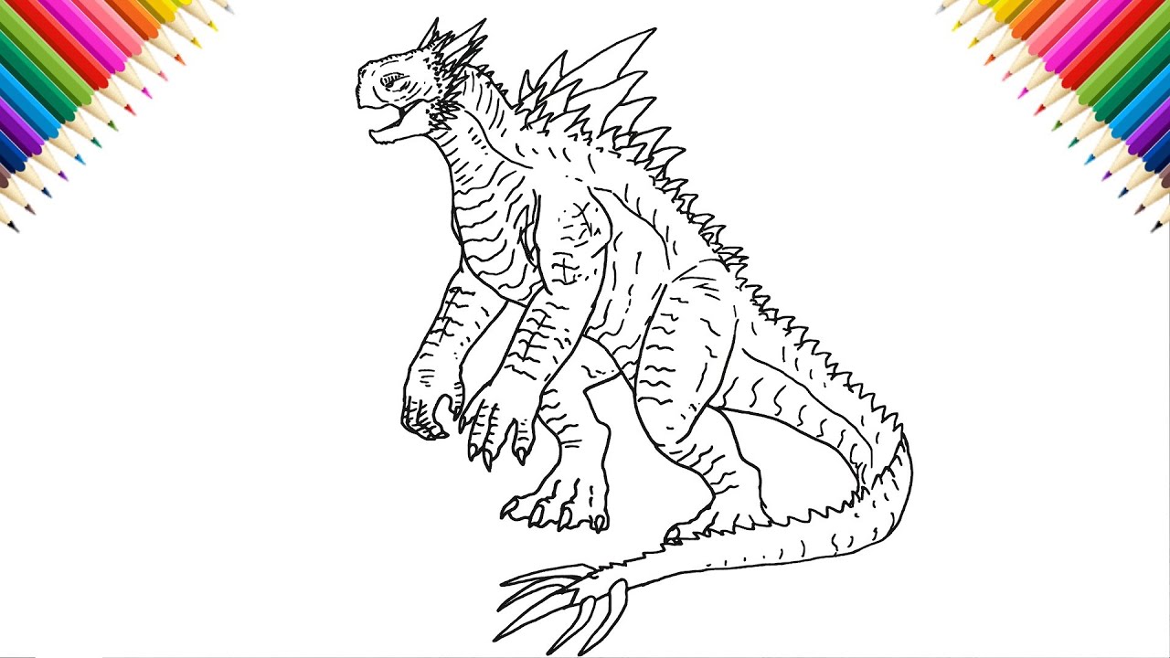 How To Draw Shimo From Godzilla X Kong The New Empire Step By Step