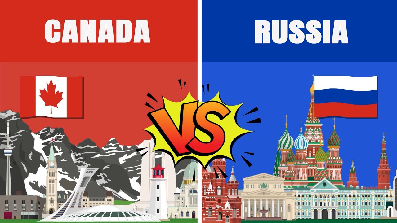 Canada Vs Russia Country Comparison Data Around The World Youtube