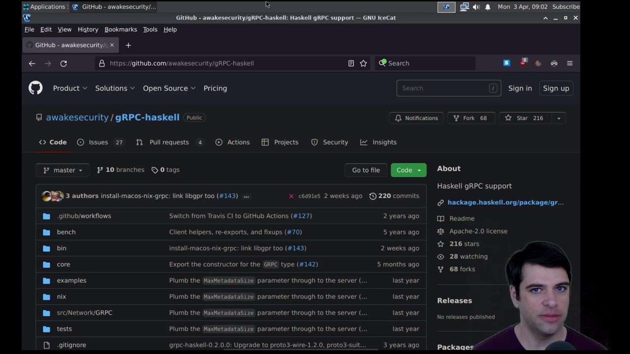 Let S Read The Grpc Haskell Source Code Youtube