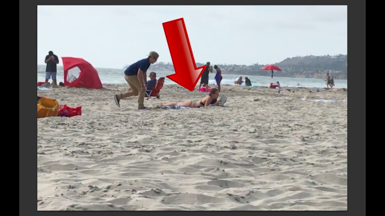 Super Awkward Beach Prank Must Watch Youtube