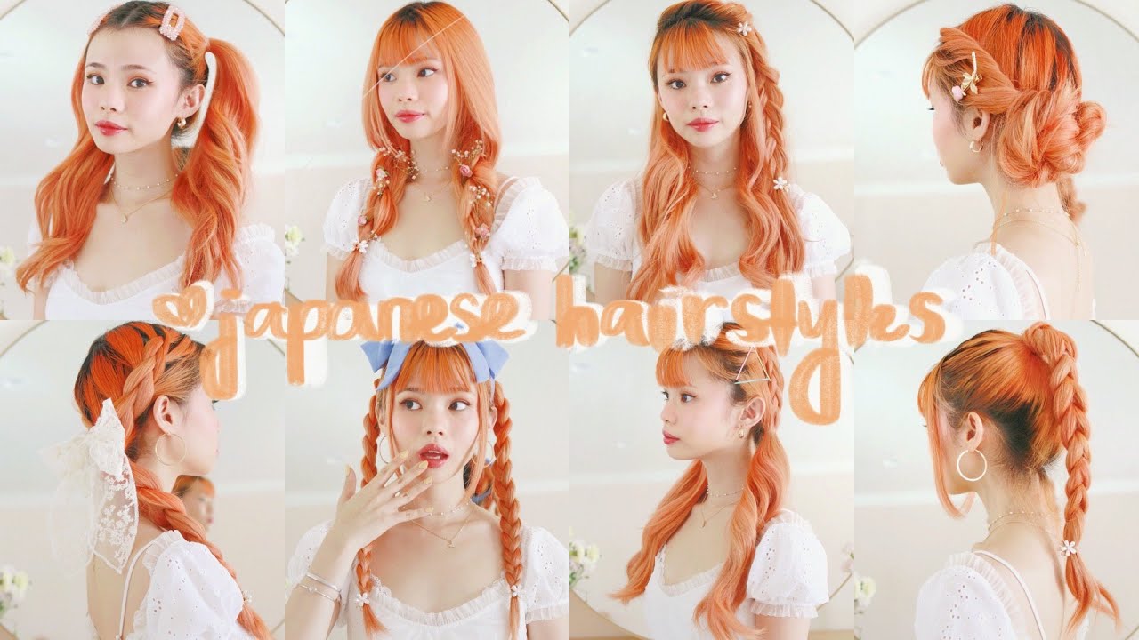 8 More Cute Easy Hairstyles From Japanese Fashion Magazines ёятыёянк Youtube