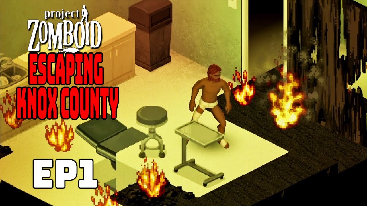 A Brutal Day 1 Project Zomboid Escaping Knox County Ep 1 Youtube