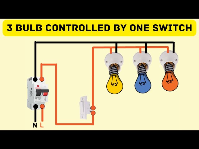 Wiring 3 Lights To 3 Switches