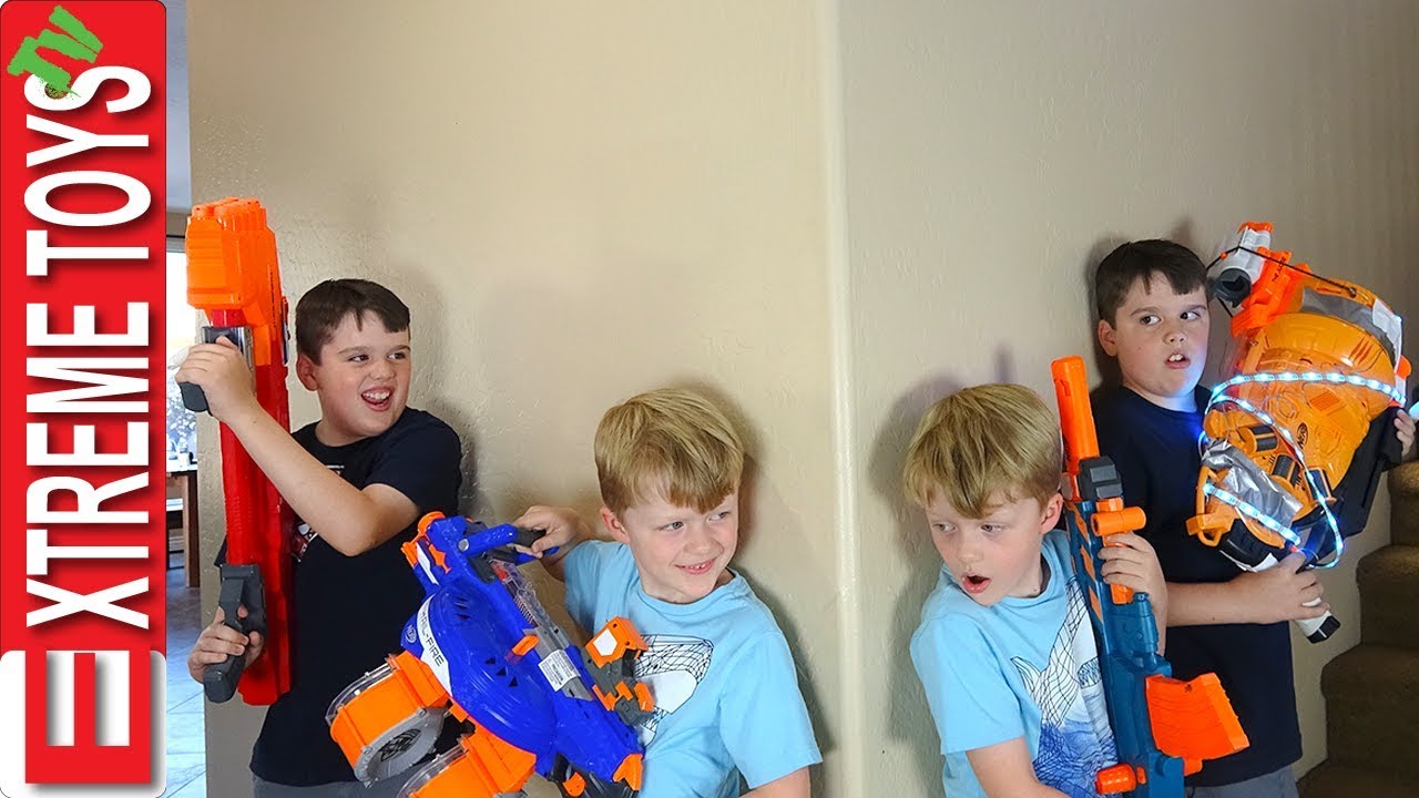 Sneak Attack Squad Nerf Battle Vs Wild Clones Youtube
