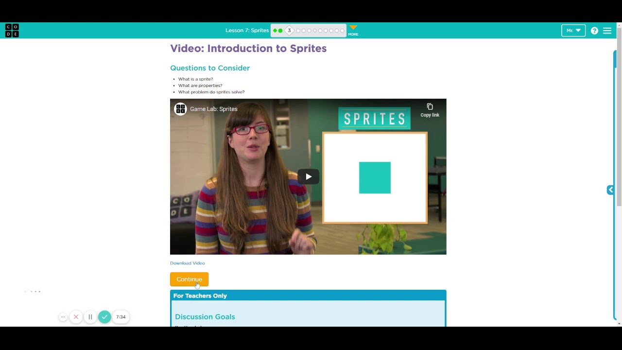Code Org Csd Unit 3 Lesson 7 Youtube